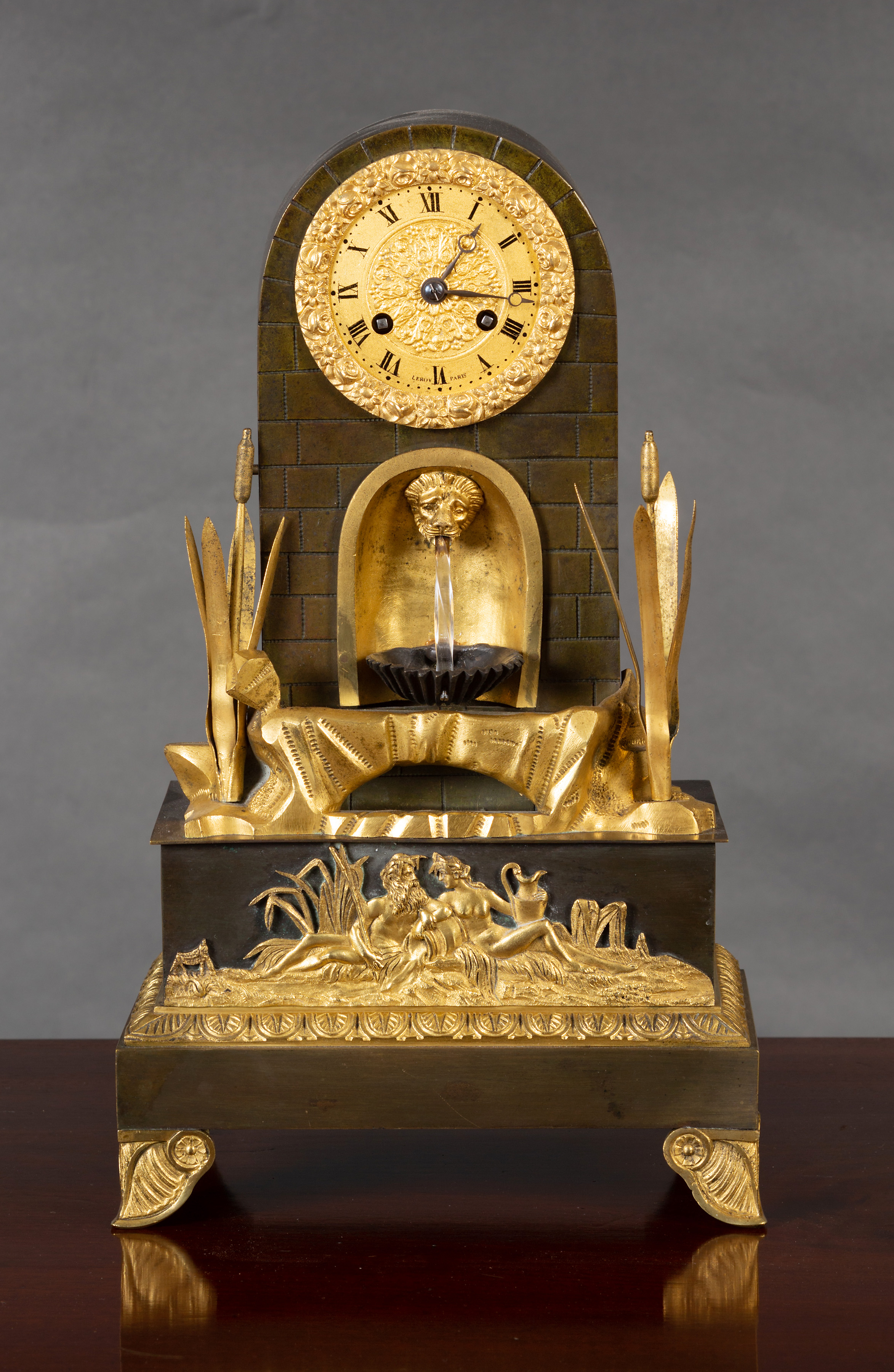 french-water-automation-clock-olde-time-antique-clocks-and-barometers